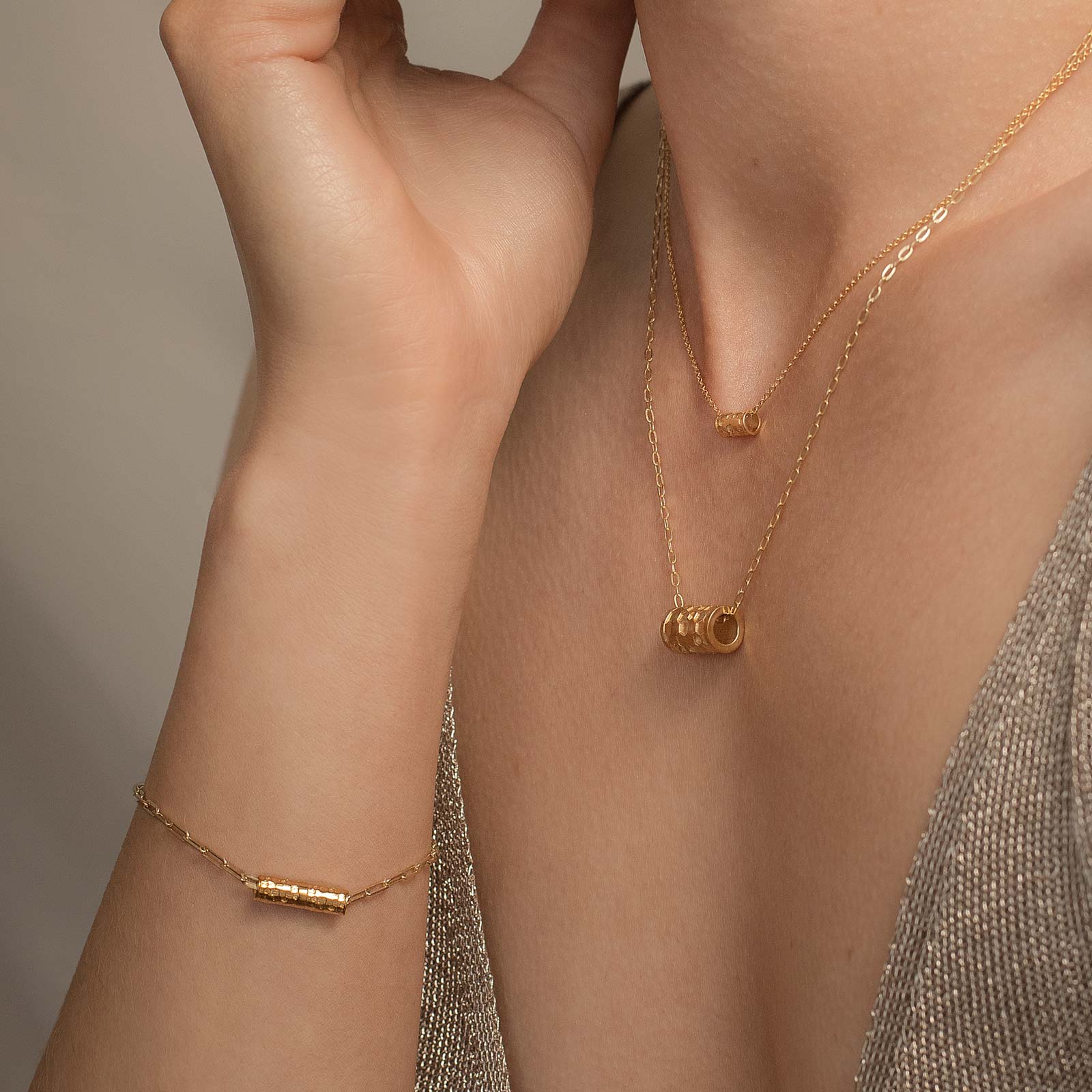 Karma Wheel Bracelet Gold